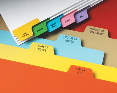 Enhance Your Charting Organization with Customized Dividers from ...