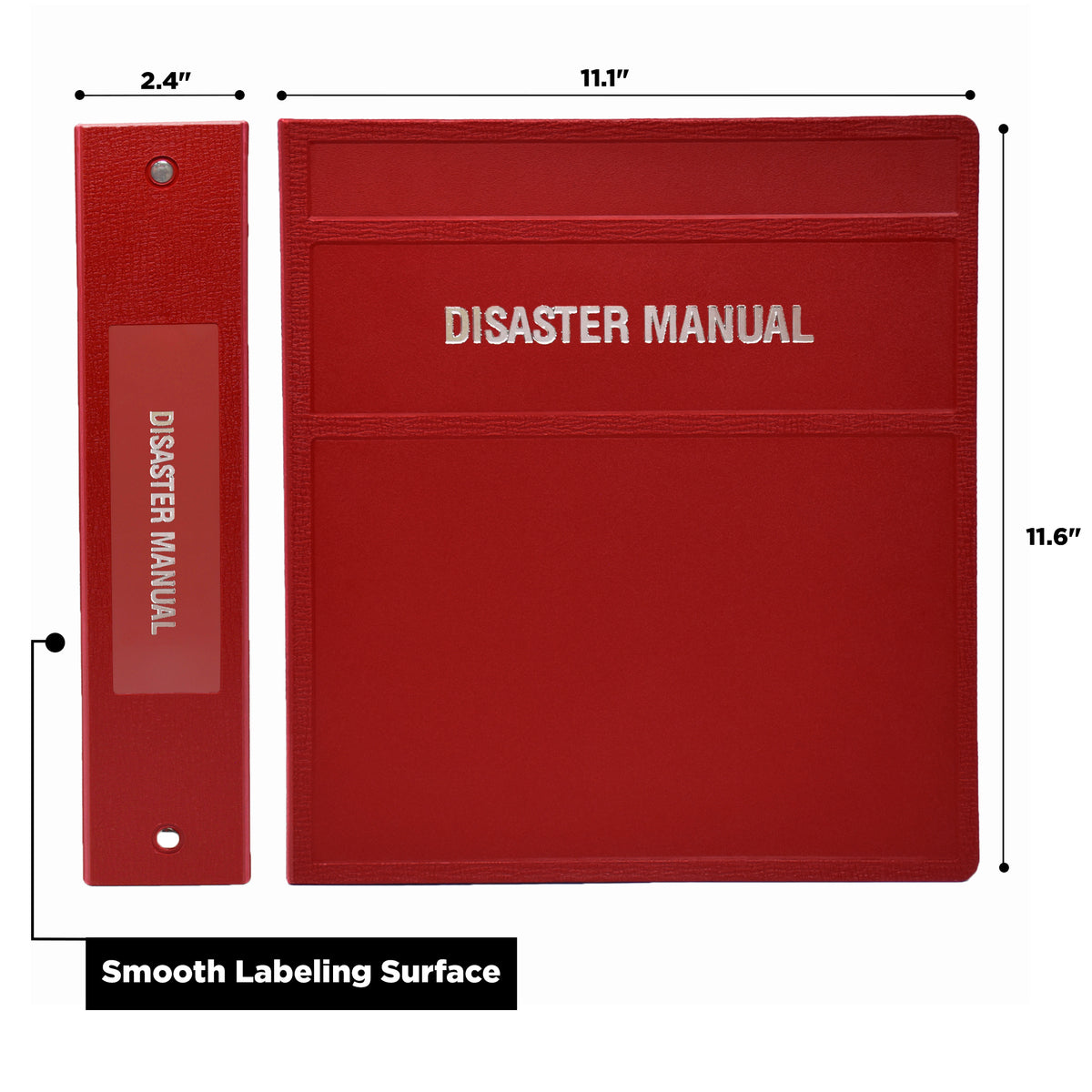 Heavy Duty Binder for Disaster Manuals – Side Opening | Carstens