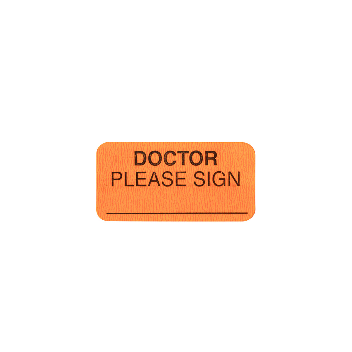 Doctor Please Sign Alert Label for Medical Charts | Carstens