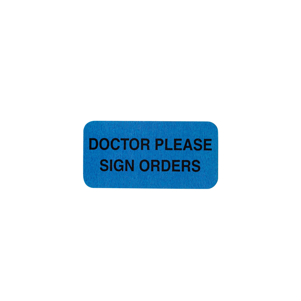 Doctor Sign Label for Medical Charts | Carstens