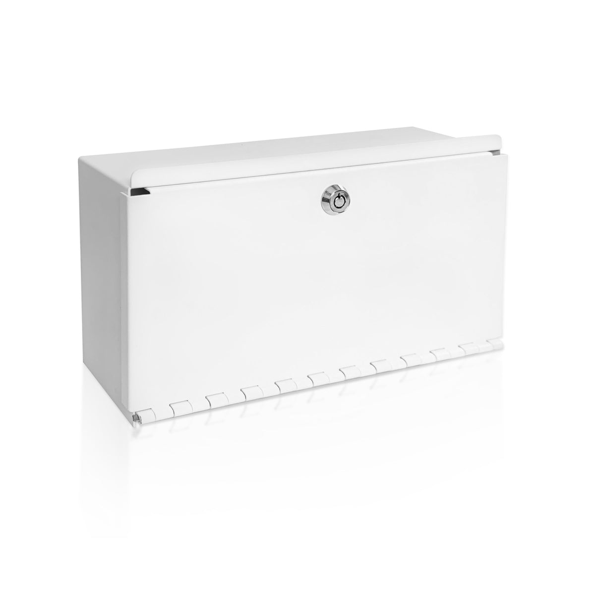 Lock Box for 4" Wall-Mounted Workstations, Key Lock | Carstens